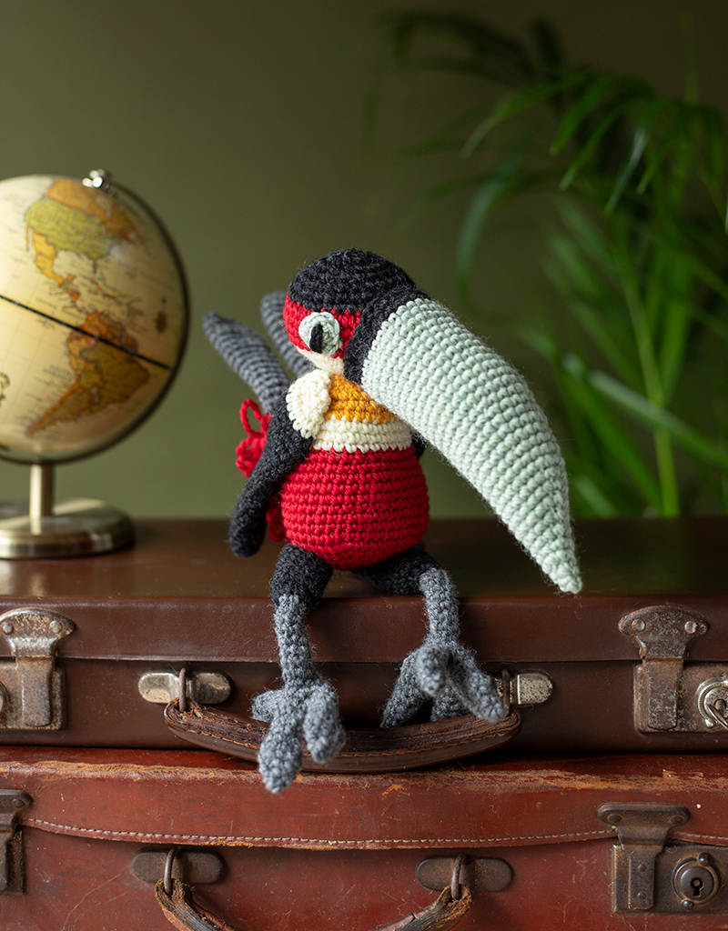 Crochet Red-Breasted Toucan Bird Kit | TOFT