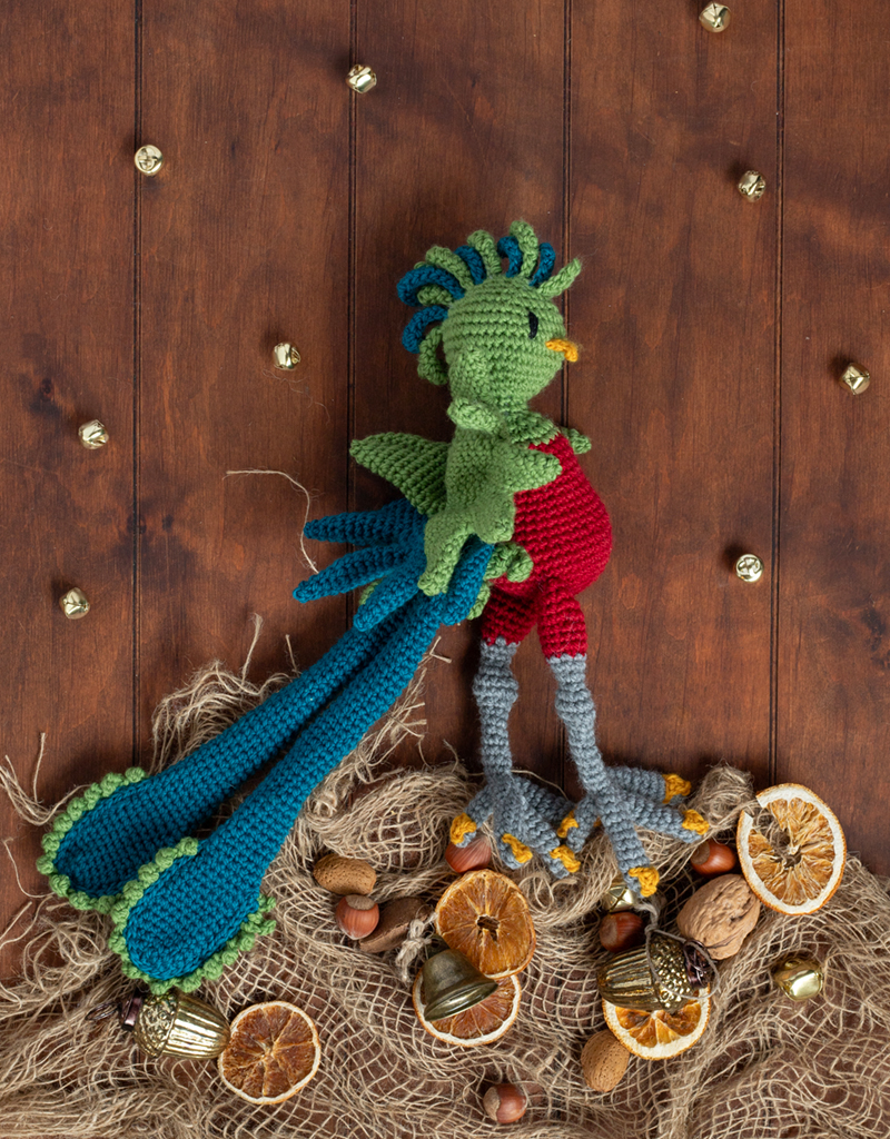 Crochet Resplendent Quetzal Bird Kit | TOFT