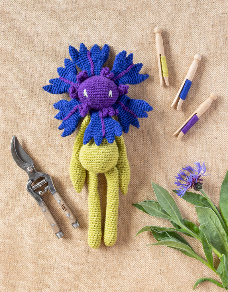 Cornflower Flower Crochet Kit | TOFT