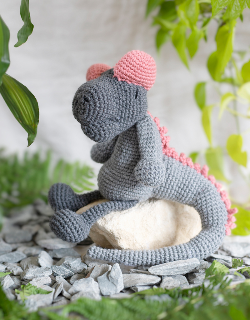 Large Dilophosaurus Dinosaur Crochet Kit | TOFT