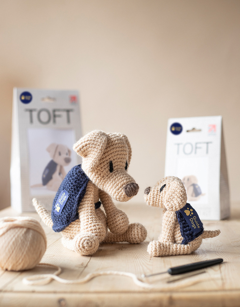 Mini Guide Dog Crochet Kit - Includes Charity Donation | TOFT