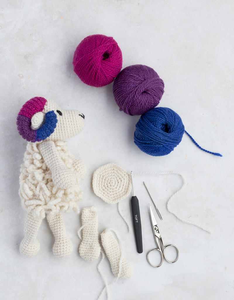 Pride Crochet Kit Bisexual Sheep | TOFT