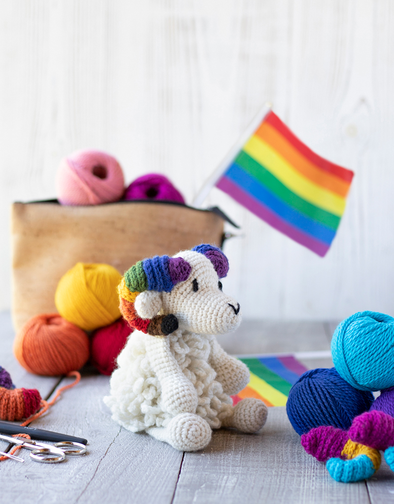Rainbow Sheep Crochet Kit Pride | TOFT