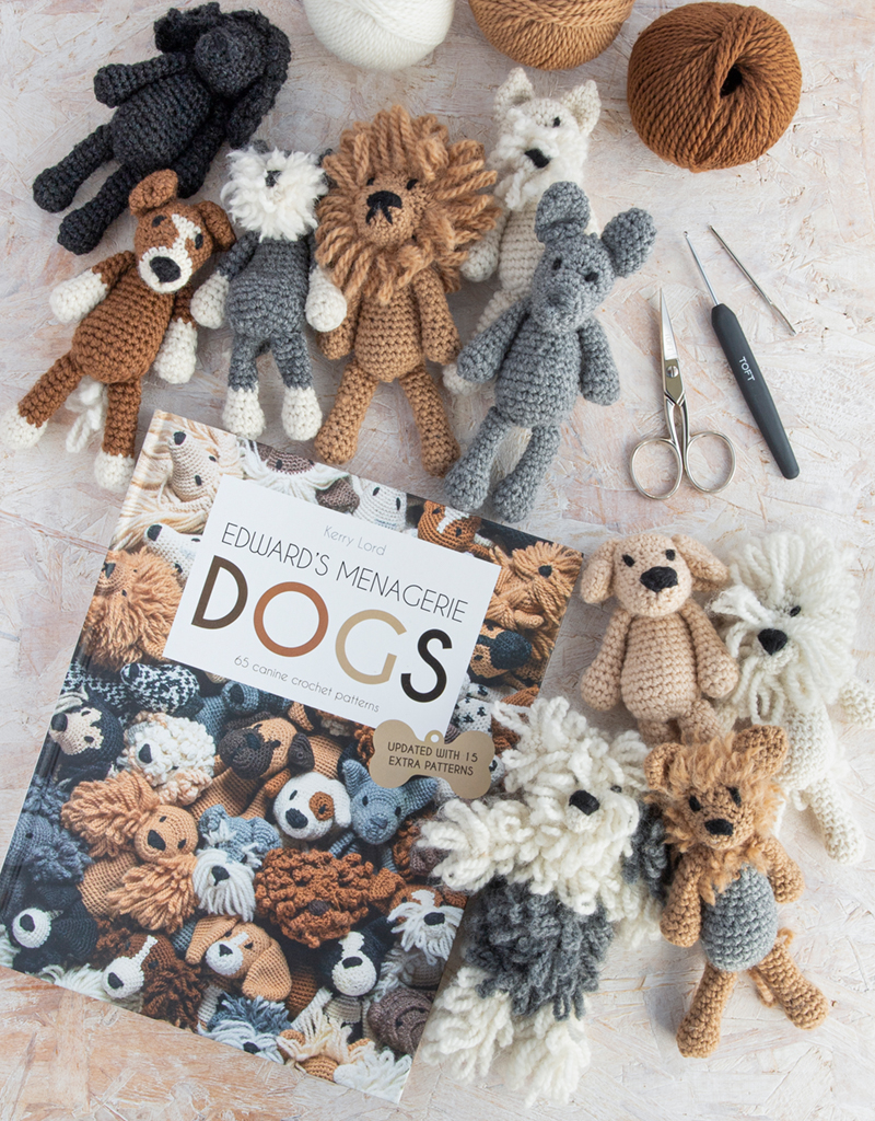 Edwards Menagerie Dogs: Crochet Dog Pattern Book | TOFT