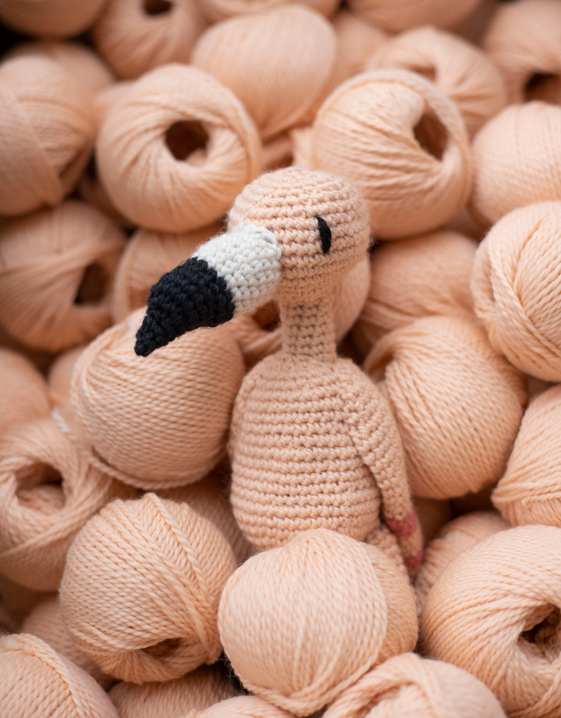 Greater Flamingo Crochet Kit | TOFT