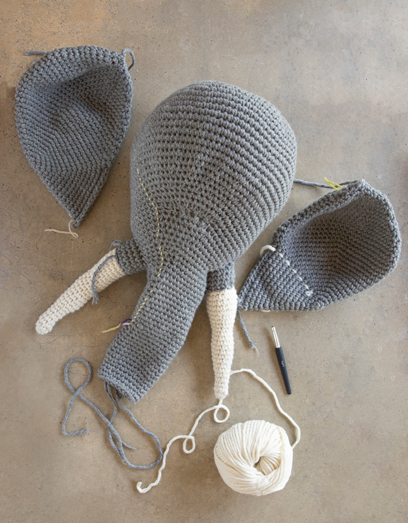 crochet elephant head pattern