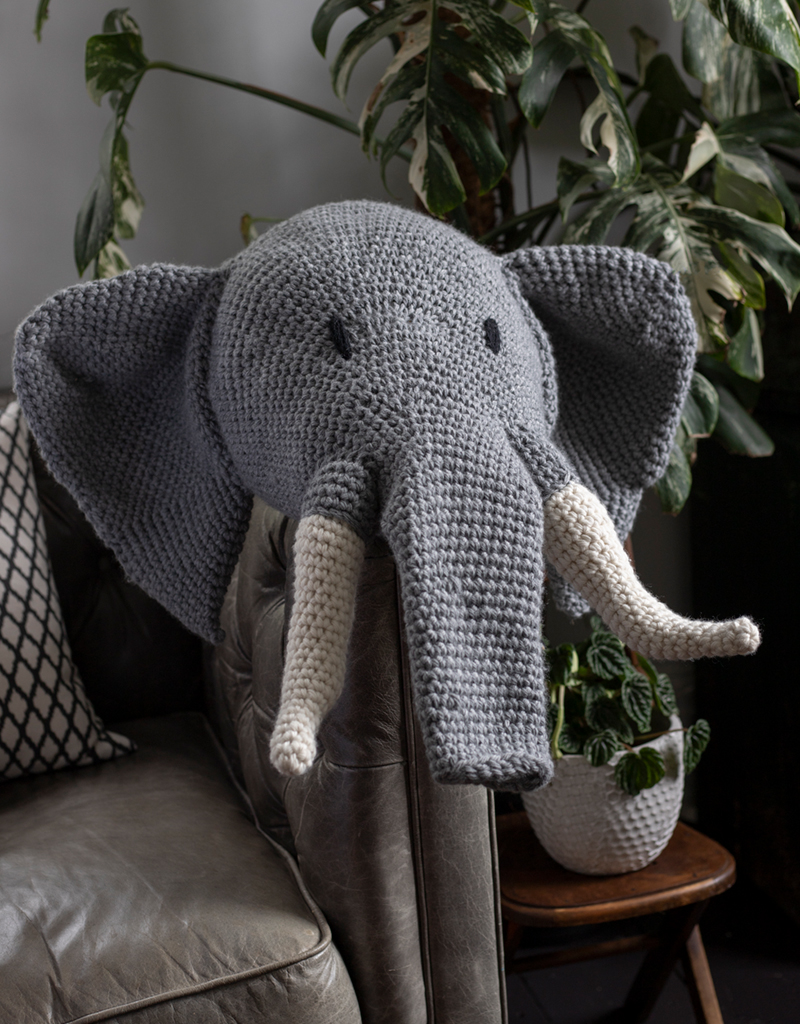 crochet elephant head pattern