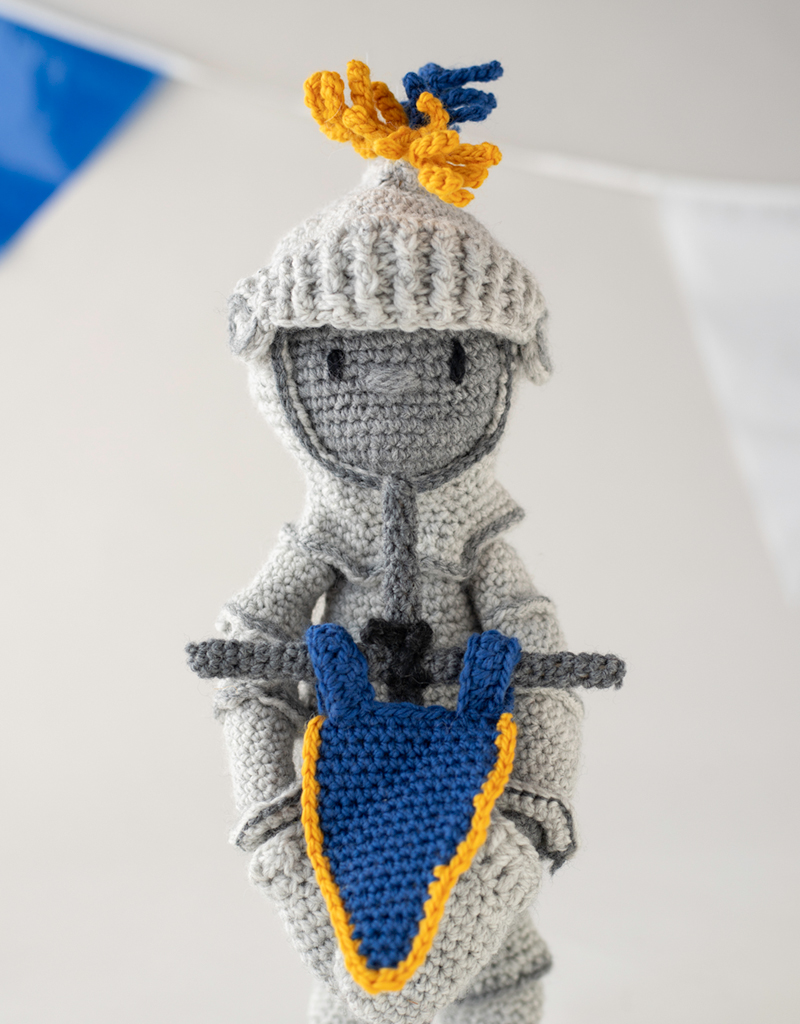 Haunted Suit of Armour Doll Crochet Kit | TOFT