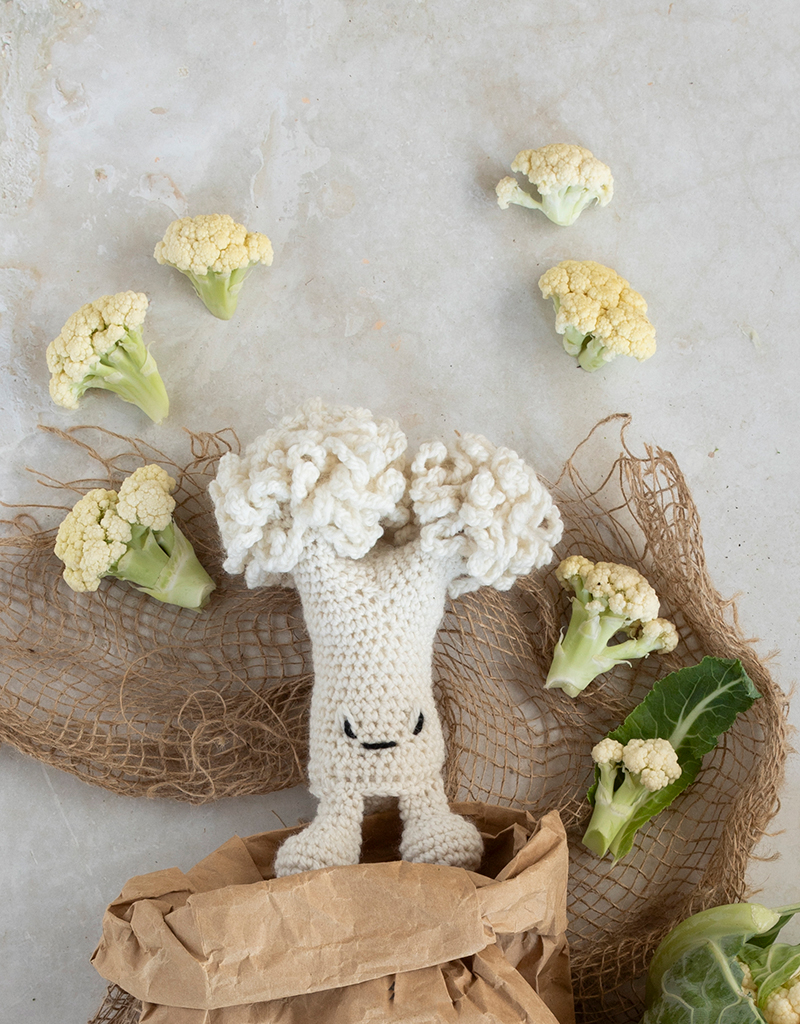 Cauliflower Floret Crochet Vegetable Kit | TOFT