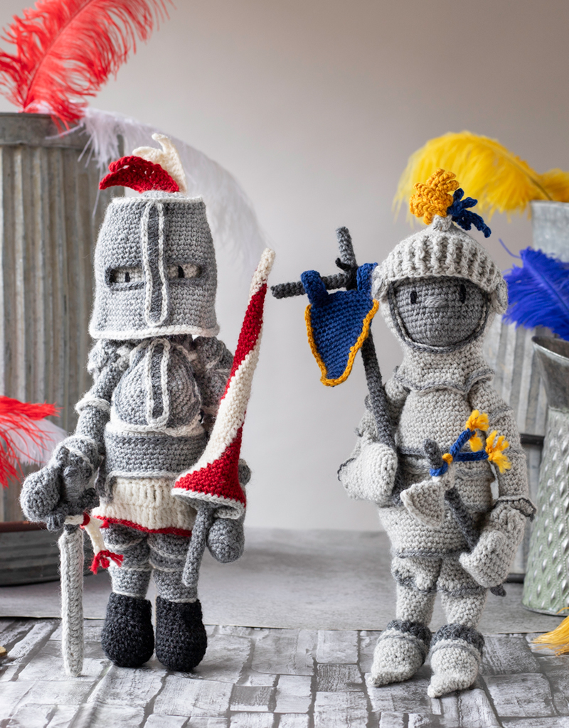 Haunted Suit of Armour Doll Crochet Kit | TOFT
