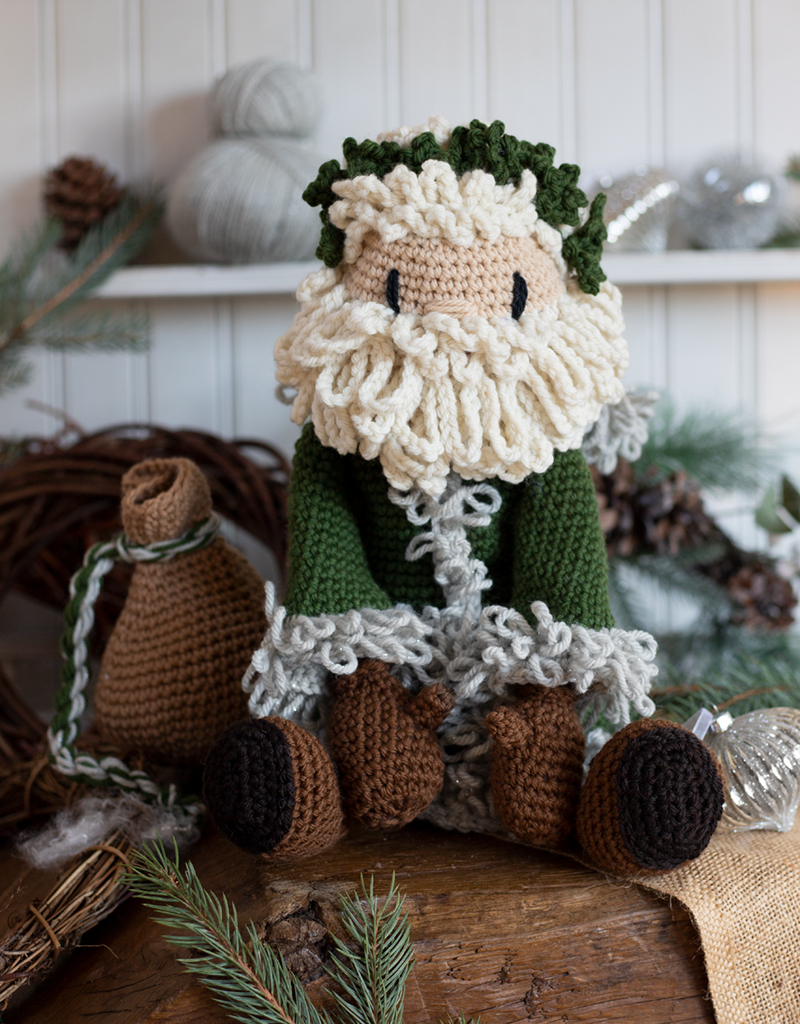 Large Father Christmas Doll Crochet Kit | TOFT