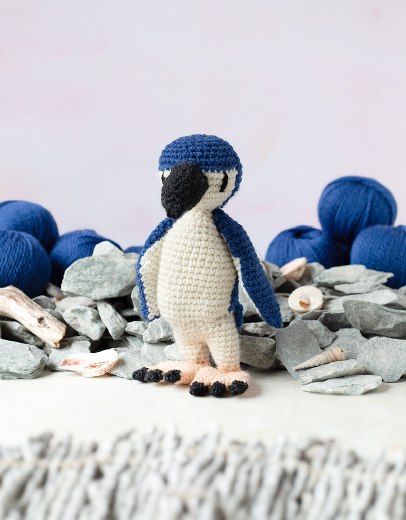Crochet Little Blue Fairy Penguin Bird Kit | TOFT