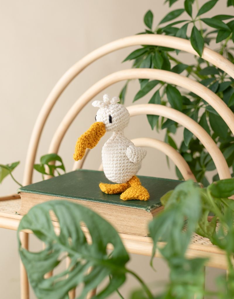 Mini Pelican Bird Beginner Crochet Kit | TOFT