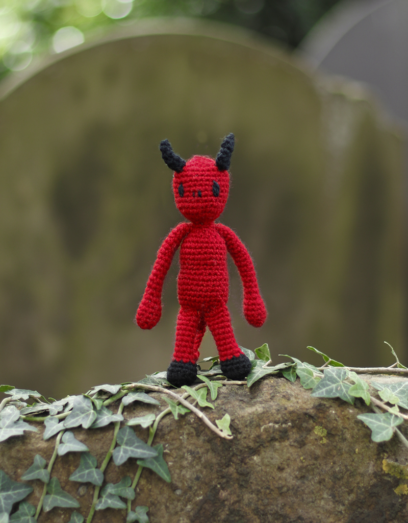 Mini Devil Doll Halloween Crochet Kit | TOFT