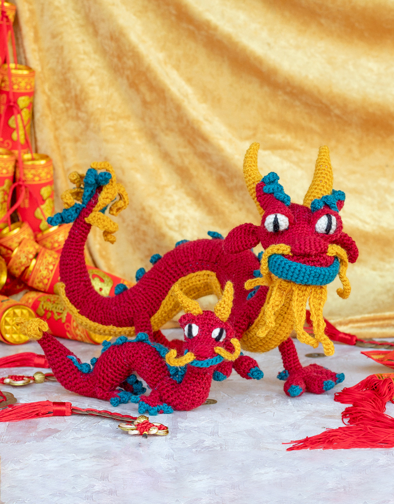 Crochet Chinese Dragon Crochet Kit | TOFT
