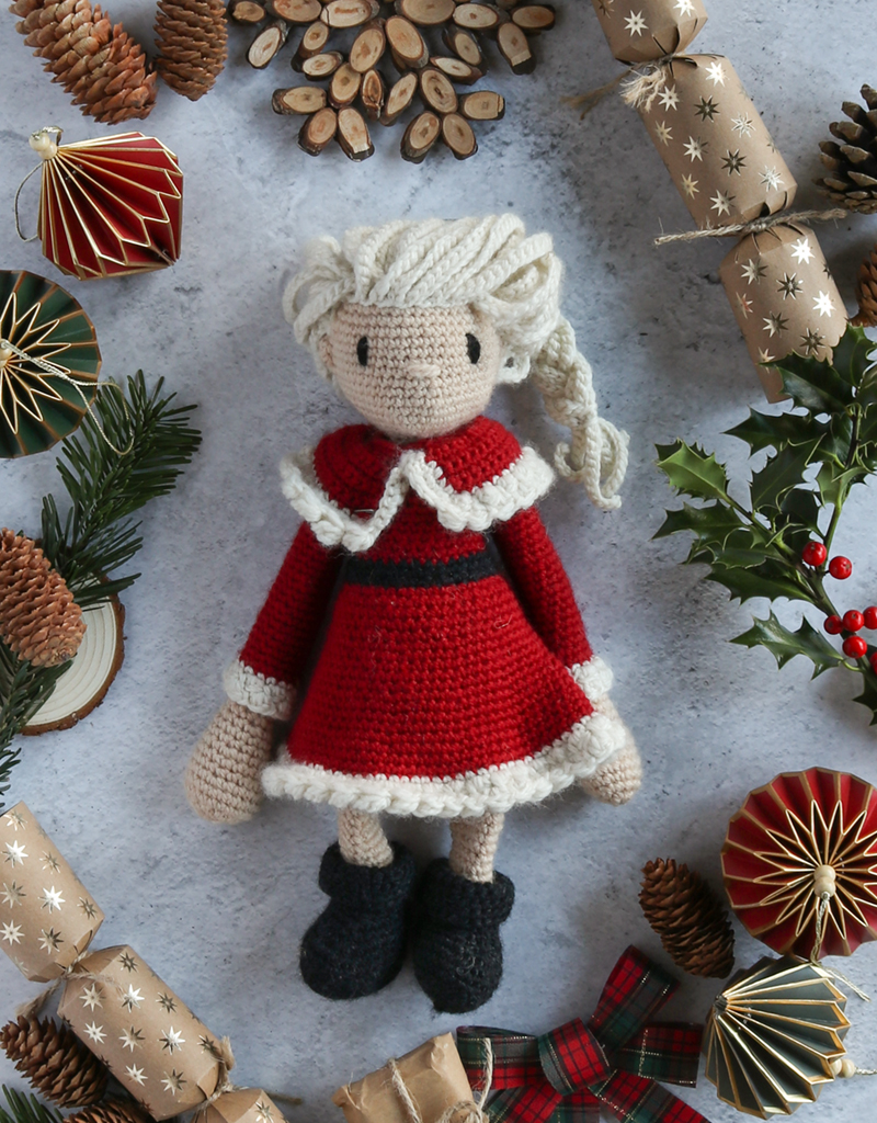 Crochet Mrs Claus Doll Kit | TOFT
