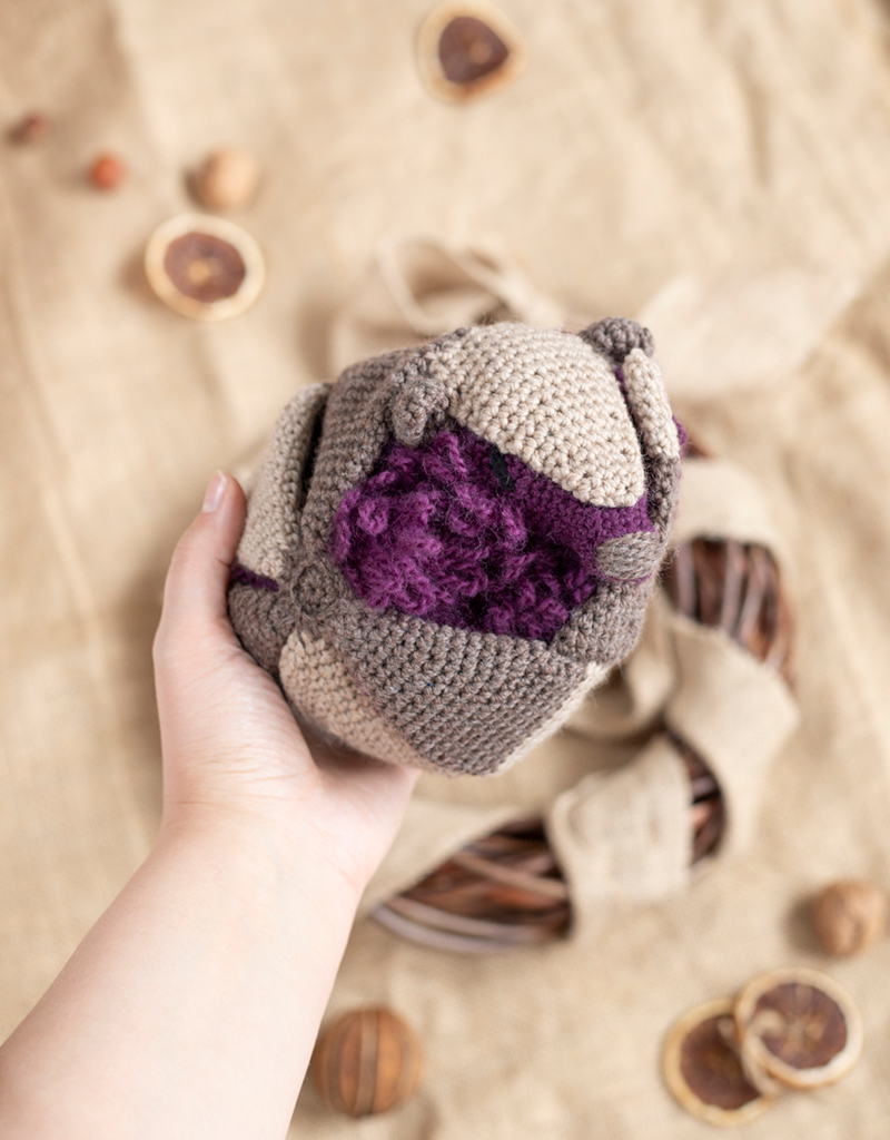 Crochet Patchwork Armadillo Animal Kit | TOFT