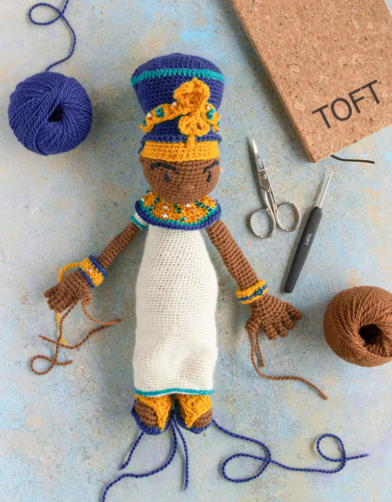Queen Nefertiti Crochet Doll Kit | TOFT