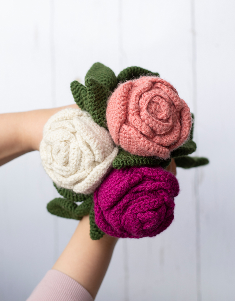 Crochet your own: Rose flower Crochet Kit | TOFT