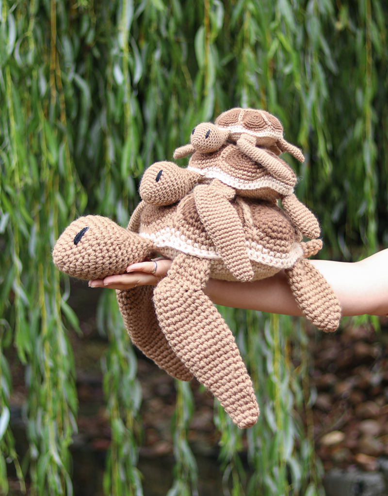 Large Rebecca the Sea Turtle Crochet Kit | TOFT