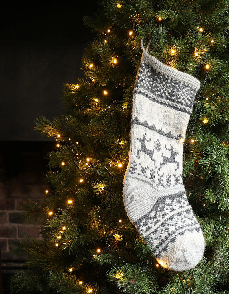 Christmas Stocking Knitting Kit | TOFT