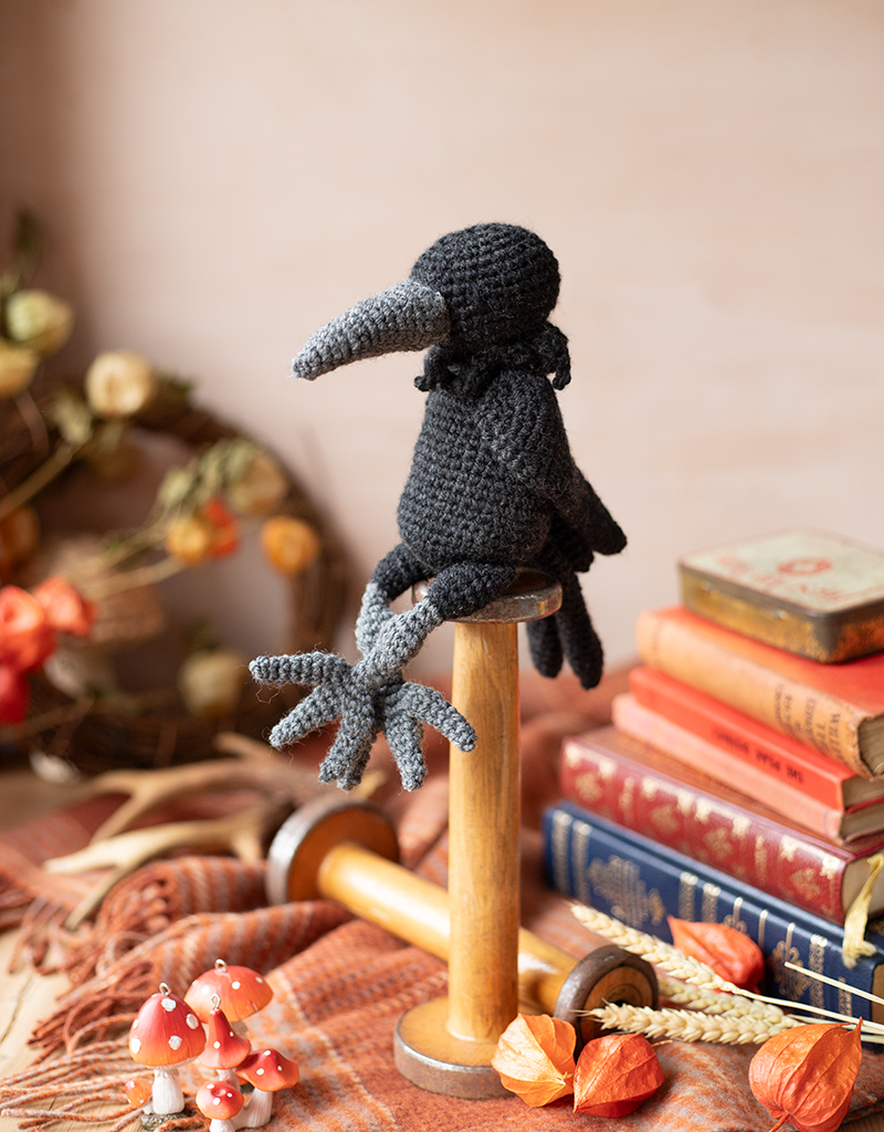 Easy Raven Crochet Bird Kit | TOFT