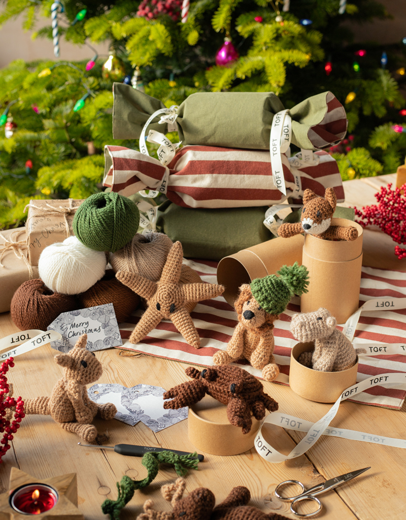 Crochet Christmas Crackers Mini Animal Bundle | TOFT