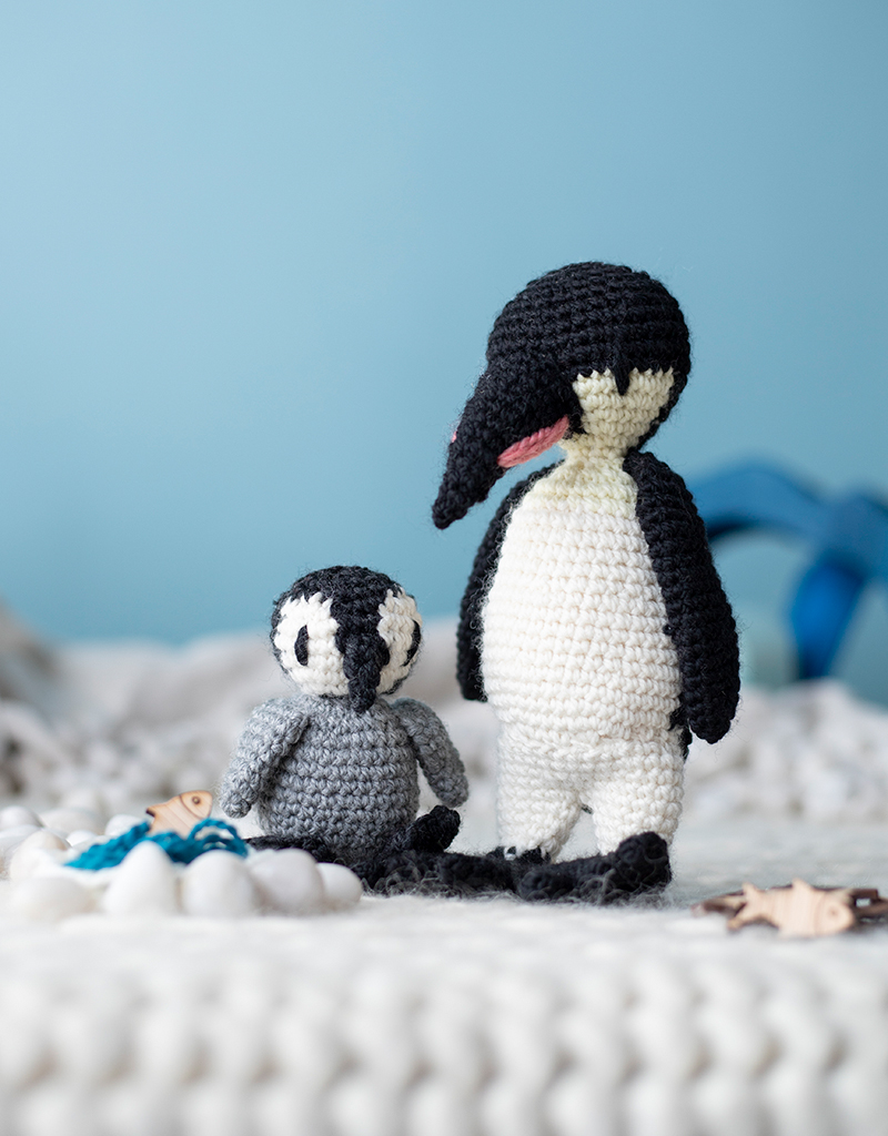 Crochet Emperor Penguin Chick Kit | TOFT