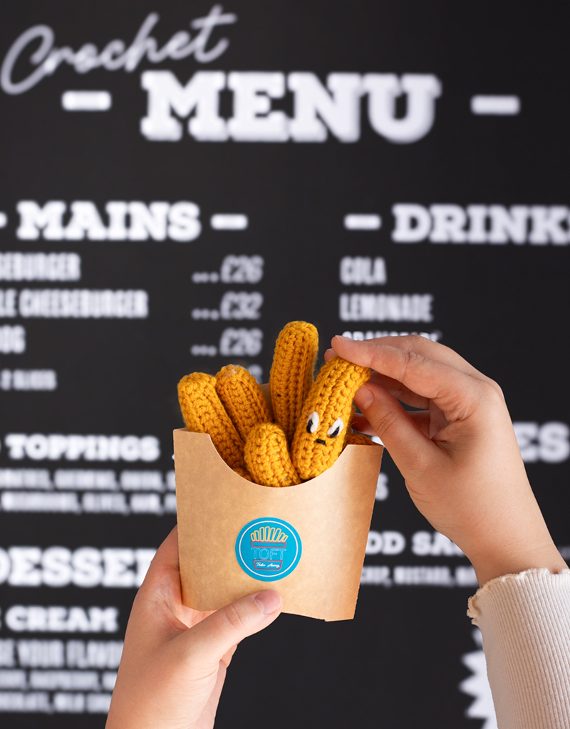 TOFT Take Away Fries Crochet Kit | TOFT
