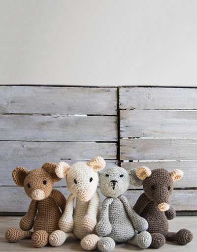 Little Critters Amigurumi Crochet Bundle: British Wool | TOFT