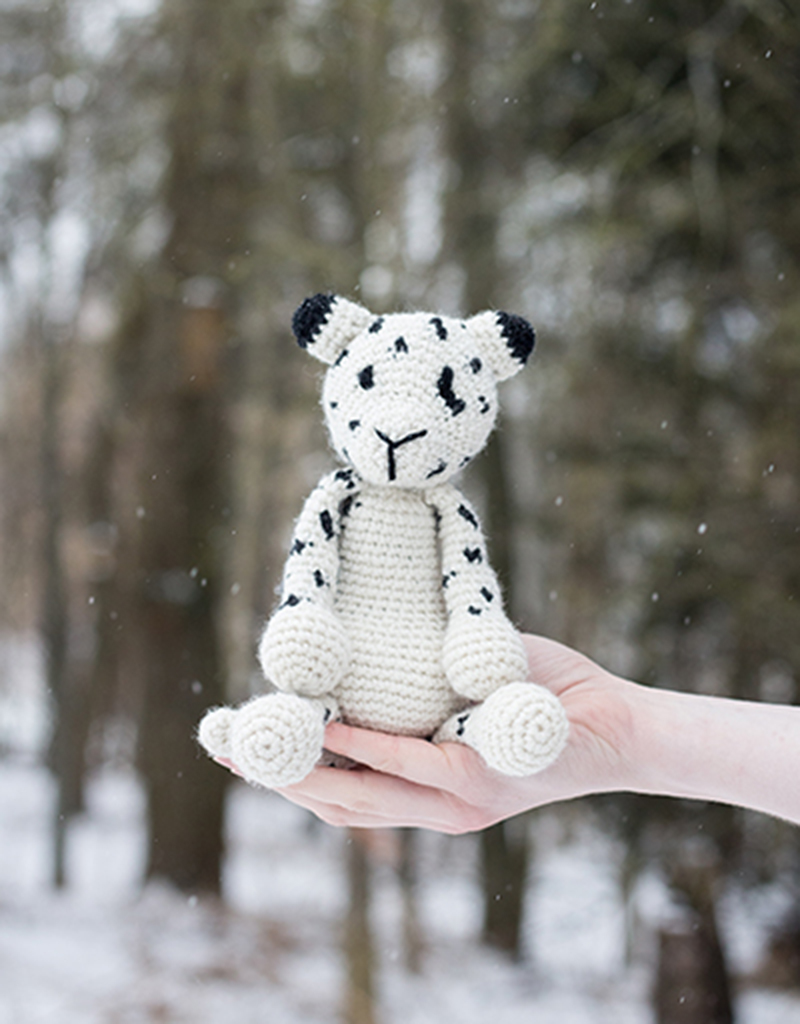 Crochet Snow Leopard Amigurumi Project: British Wool | TOFT