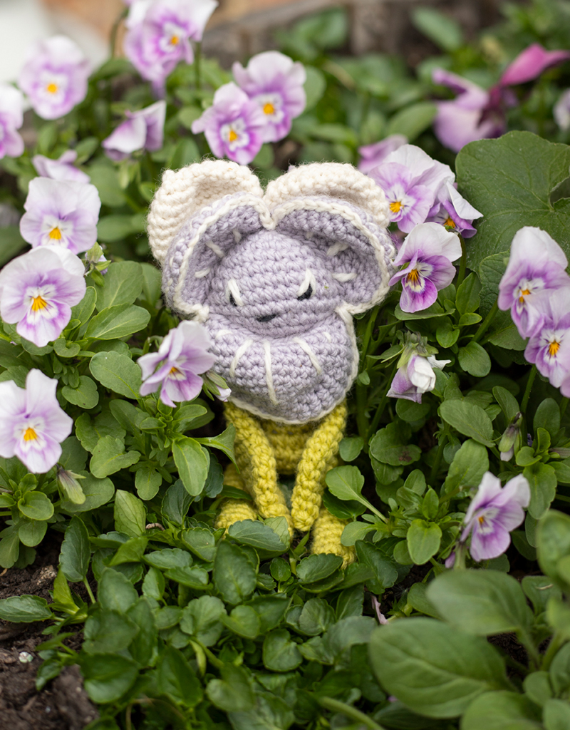 #croyourown Crochet Mini Violet Flower Project | TOFT