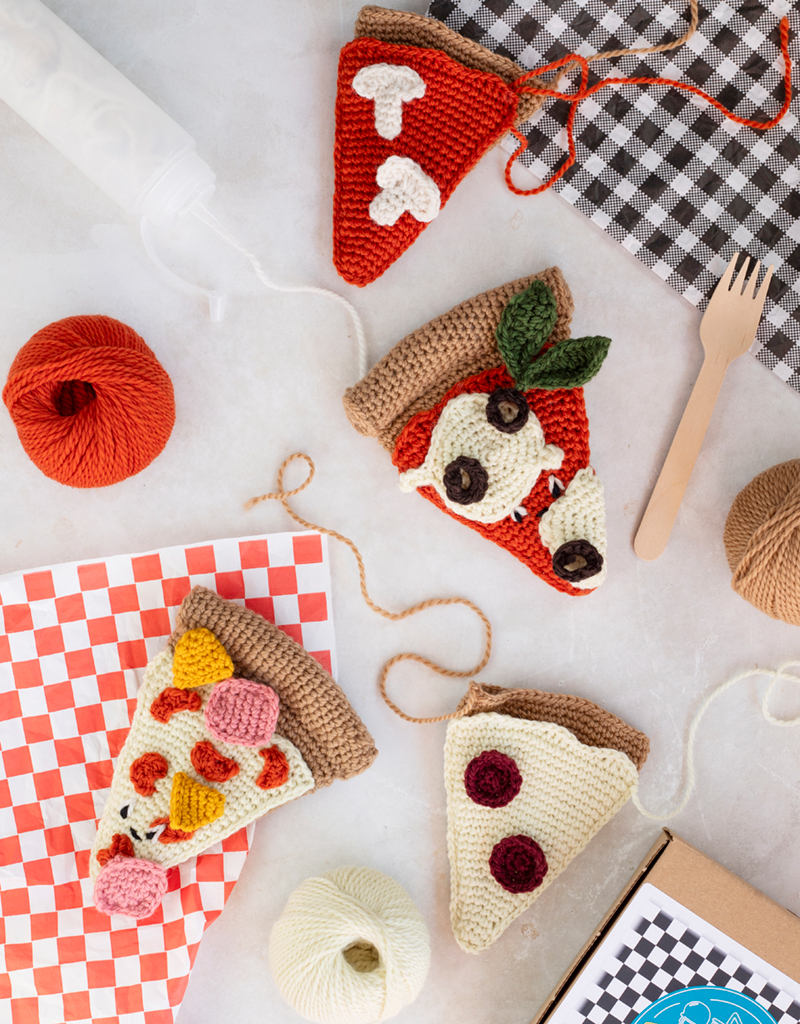 TOFT Take Away Pizza Slice Crochet Kit | TOFT