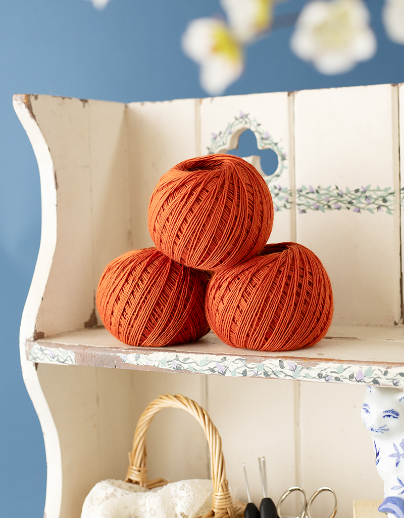 50g Orange FINE Yarn for Knitting & Crochet
