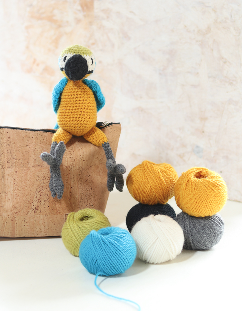 Crochet Macaw Amigurumi Project: British Wool | TOFT