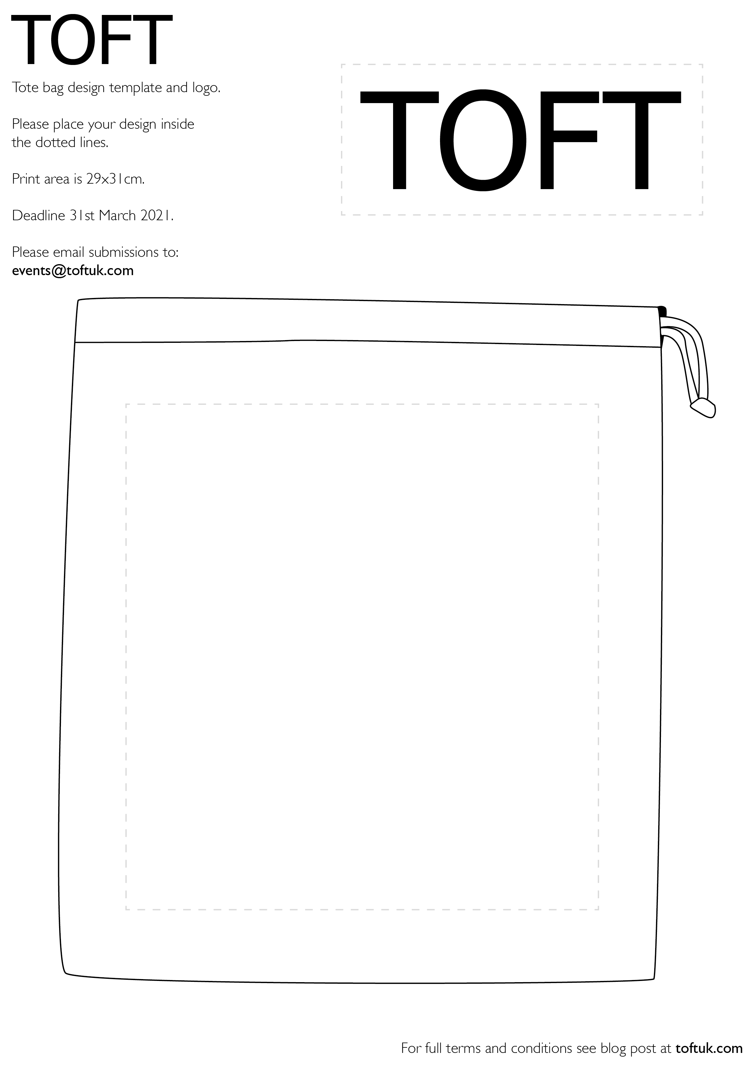TOFT Tote Bag Design Template